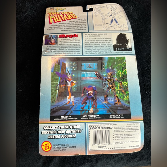 Marvel | Toys | Marvel Xmen The New Mutants Magik Lockheed Dragon Toy ...